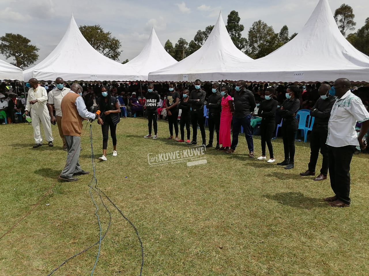 The late Hon. James Mukwe's body arrives in Kabuchai in style amid ...