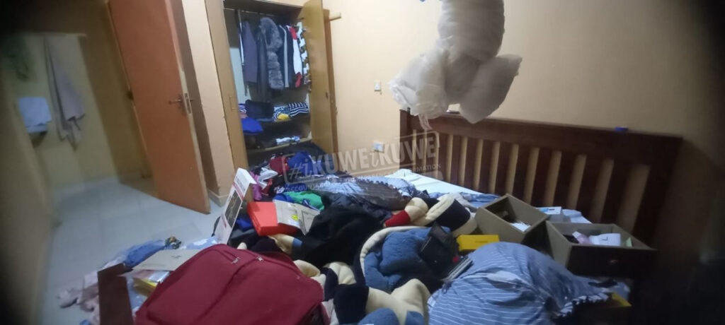 IMAGES: Daring burglars cook, eat, ransack house and write a promissory ...