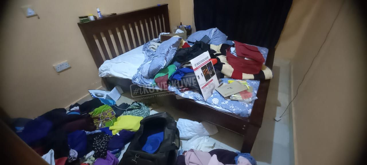 IMAGES: Daring burglars cook, eat, ransack house and write a promissory ...